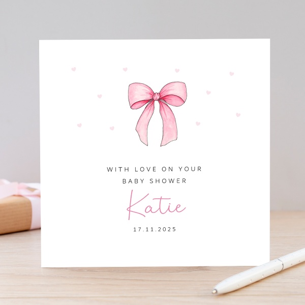Personalised Baby Shower Cards, Leaving to have a baby card - Just For ...