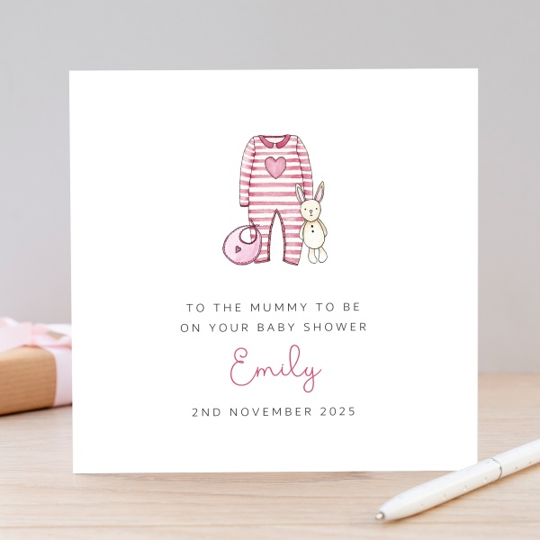 Printable Girl Baby Shower Card 81 New Baby Card Designs & Graphics