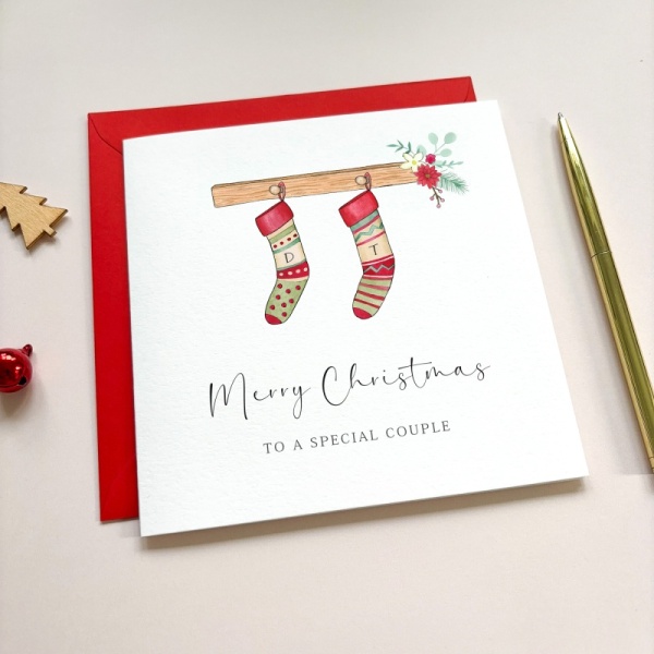 Personalised Christmas Card - Family Stockings - Just For Cards ...