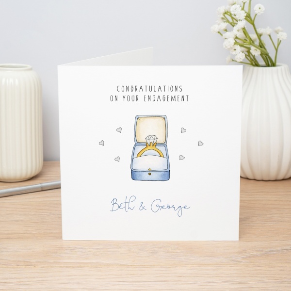 Personalised Engagement Card - Just For Cards Greetings Cards