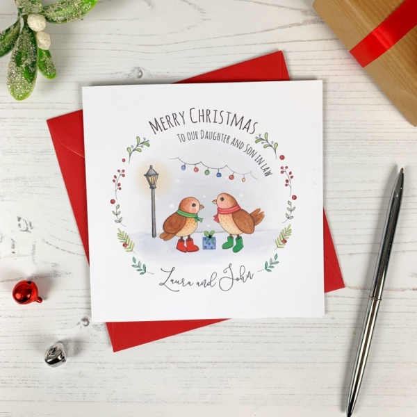 Personalised Couple Christmas Card - Polar Bears - Just For Cards ...