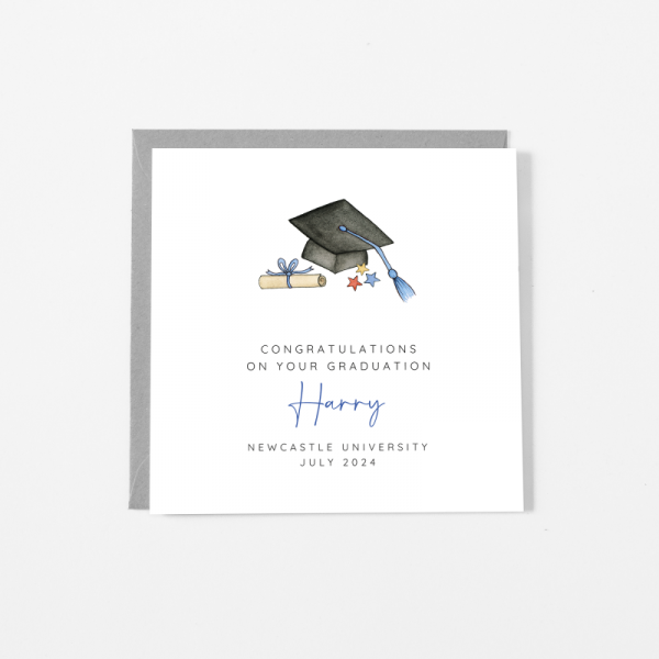 Personalised Graduation Card for a girl- Female Graduation Card - Just ...