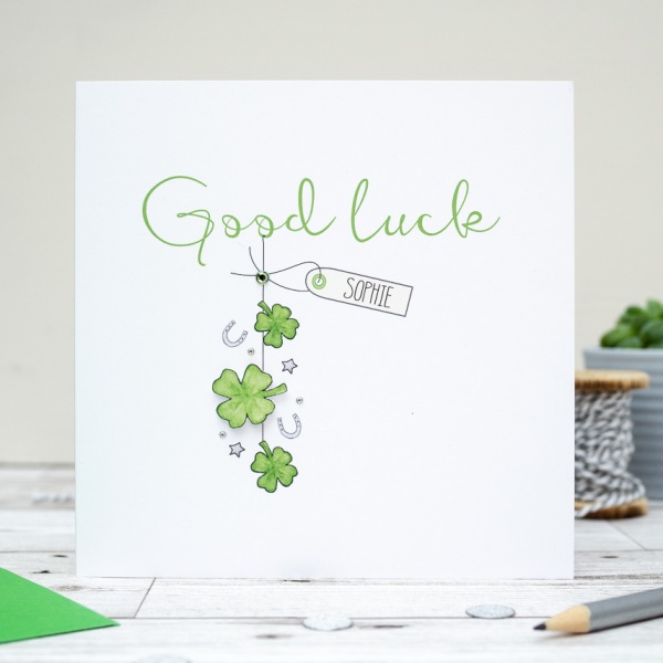 Personalised Good Luck Card | Just for Cards - Just For Cards Greetings ...