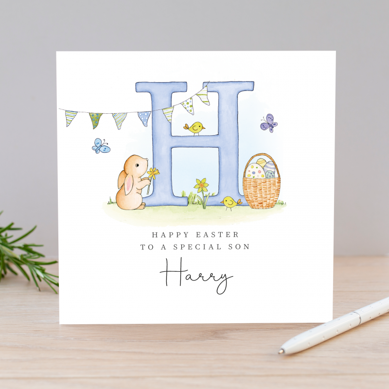 Personalised Boys 1st Easter Card - Son, Godson, Nephew, Grandson ...