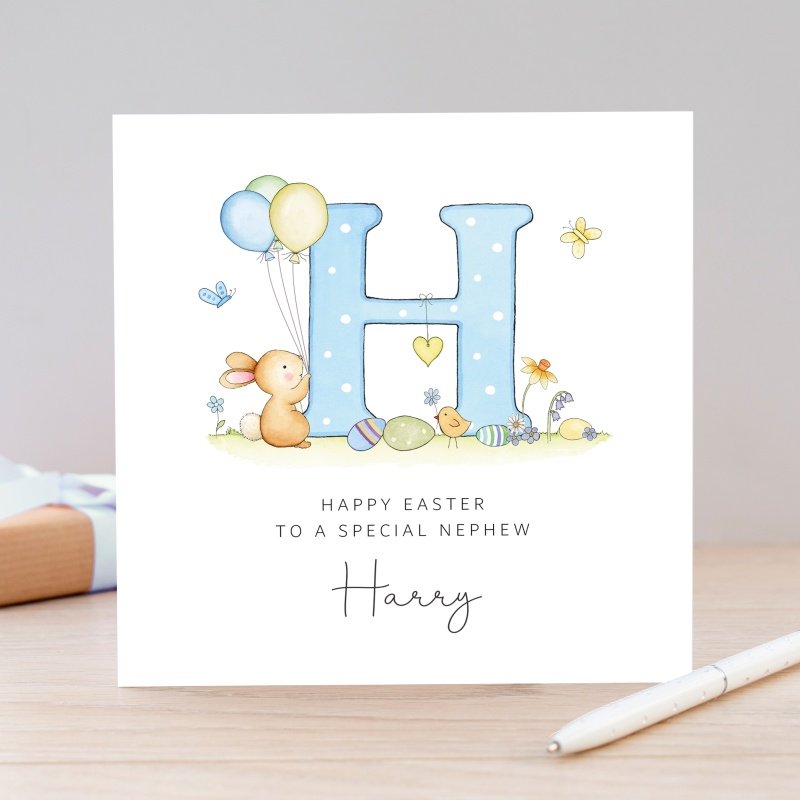 Personalised Boys 1st Easter Card - Son, Godson, Nephew, Grandson ...