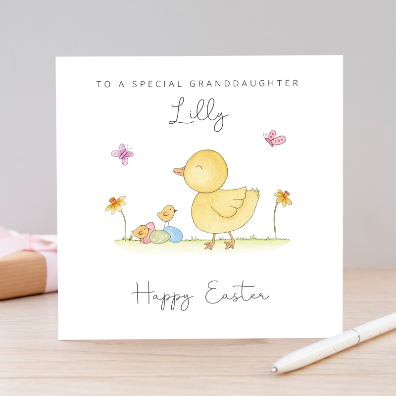 Personalised Easter Card For a Girl - Just For Cards Greetings Cards