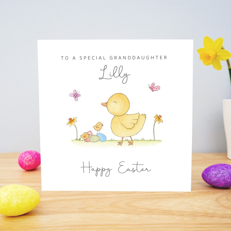 Personalised Easter Card For a Girl - Just For Cards Greetings Cards