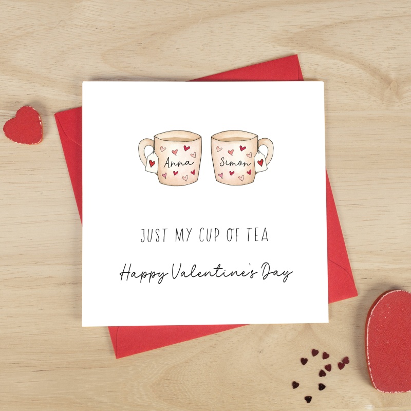 Personalised Valentine's Day Card - Hedgehogs - Just For Cards ...