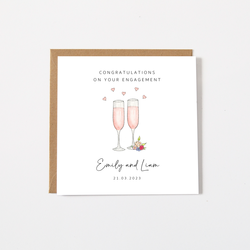 Personalised Engagement Card - Just For Cards Greetings Cards