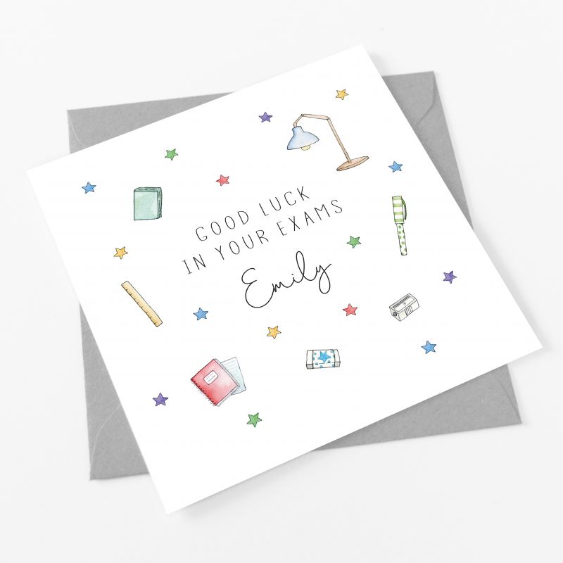 Good Luck In Your Exams Card - Just For Cards Greetings Cards