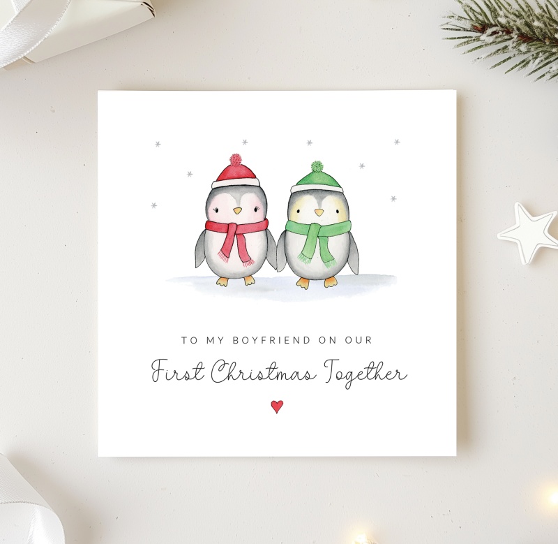 Personalised First Christmas Together Card - Just For Cards Greetings Cards