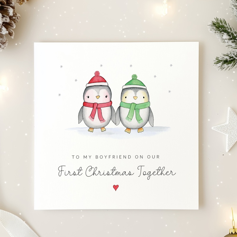 Personalised First Christmas Together Card - Just For Cards Greetings Cards