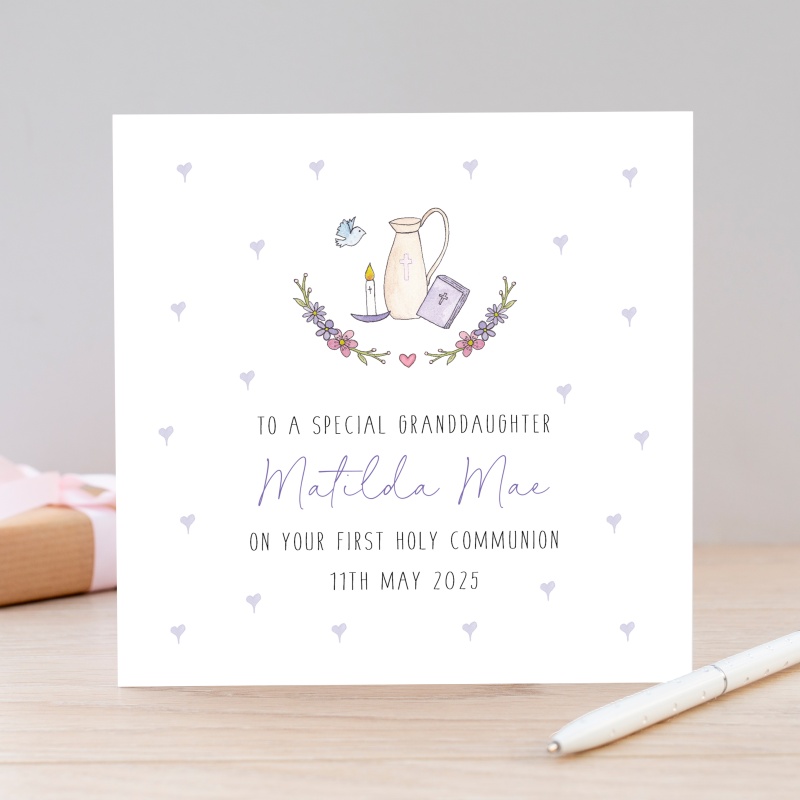 Personalised First Holy Communion Card - Just For Cards Greetings Cards