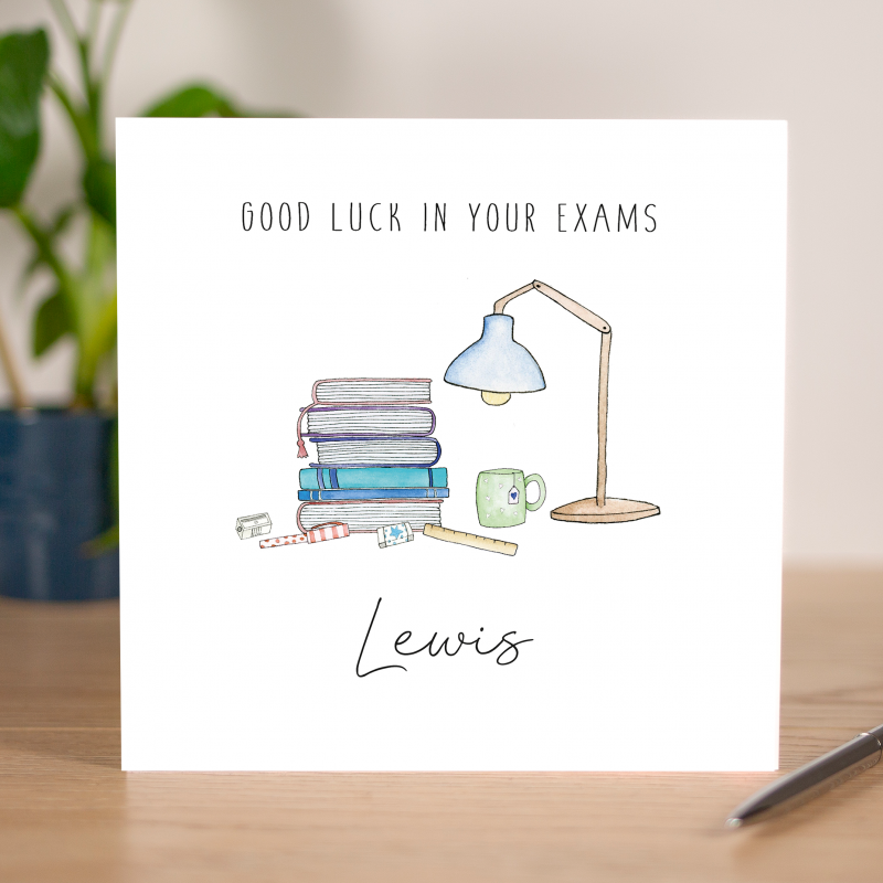 Personalised Good Luck In Your Exams Card - Next Day Delivery - Just ...