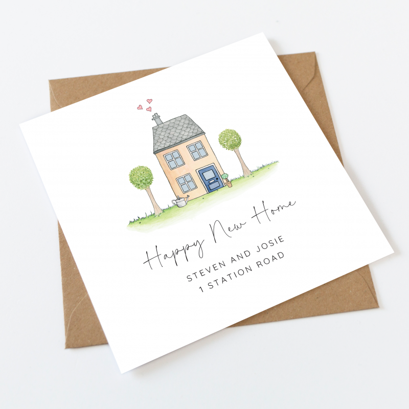 Personalised New Home Cards - Happy New House Card - Just For Cards ...