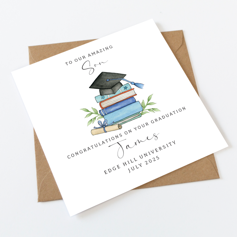 Personalised Graduation Card for a girl- Female Graduation Card - Just ...