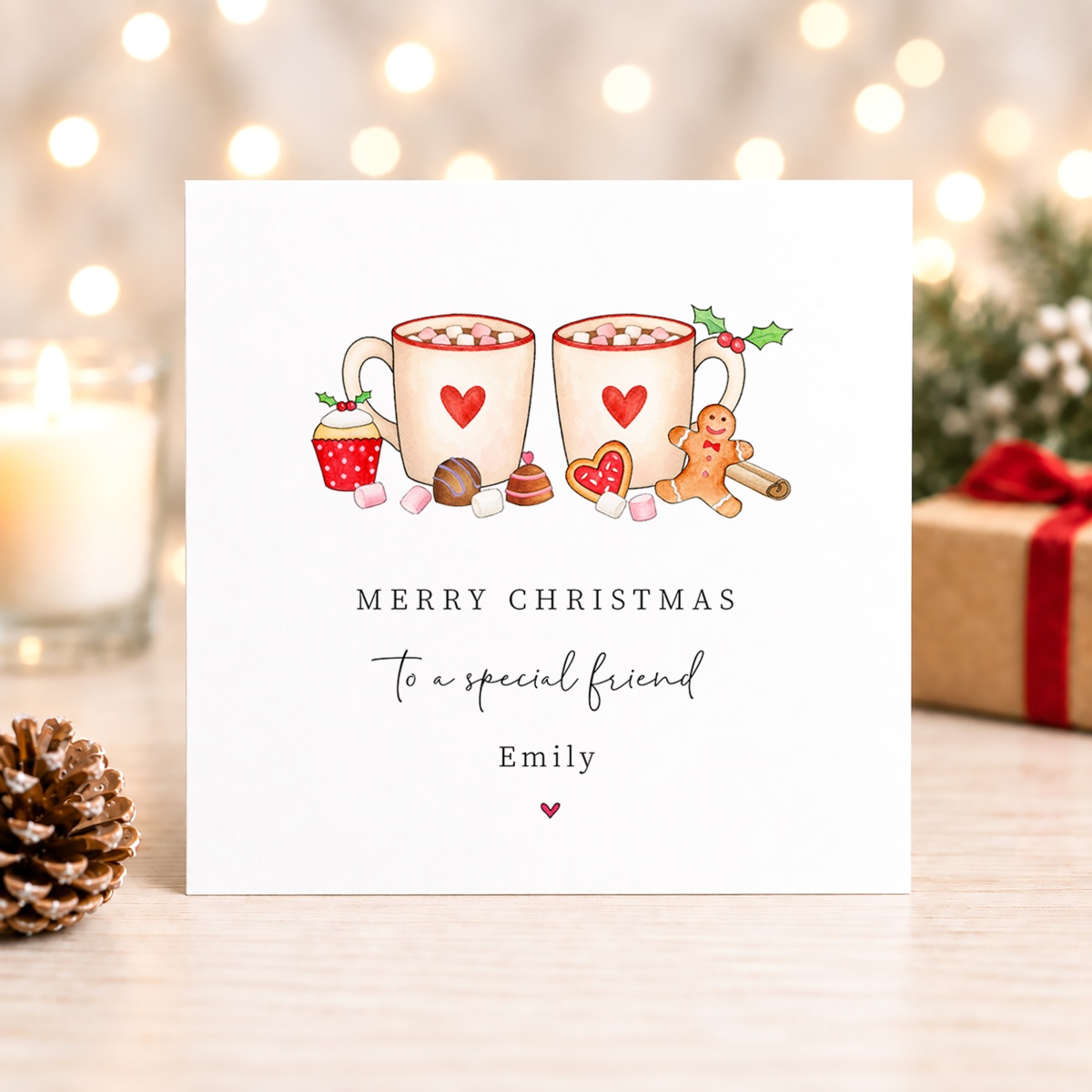 Christmas Greetings For Friends Cards
