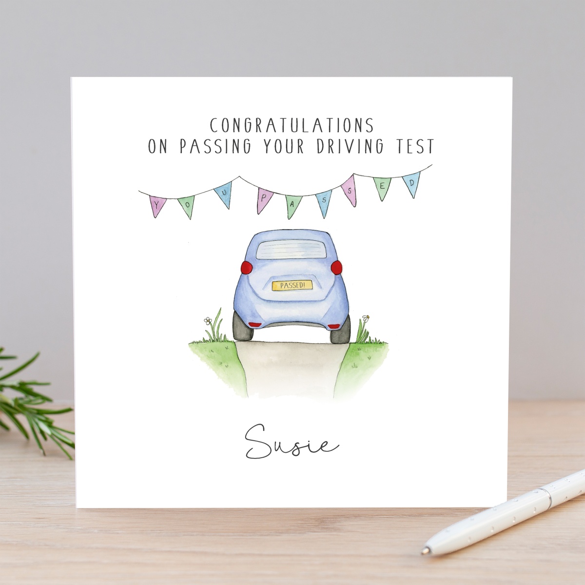 Personalised Well Done You Passed Your Driving Test Card - Just For ...