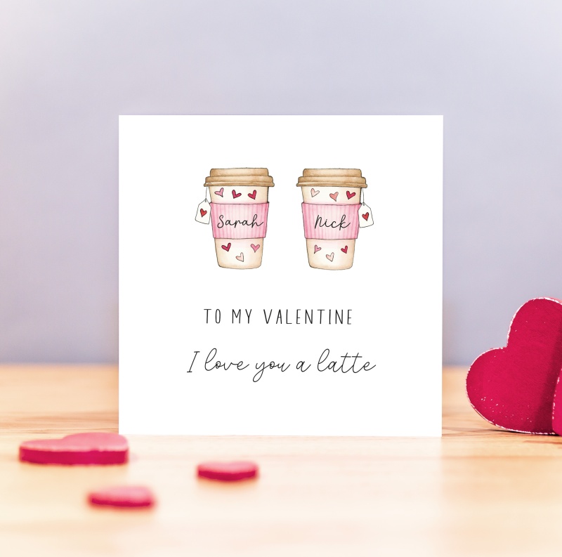 Personalised Valentine's Day Card - Hedgehogs - Just For Cards ...