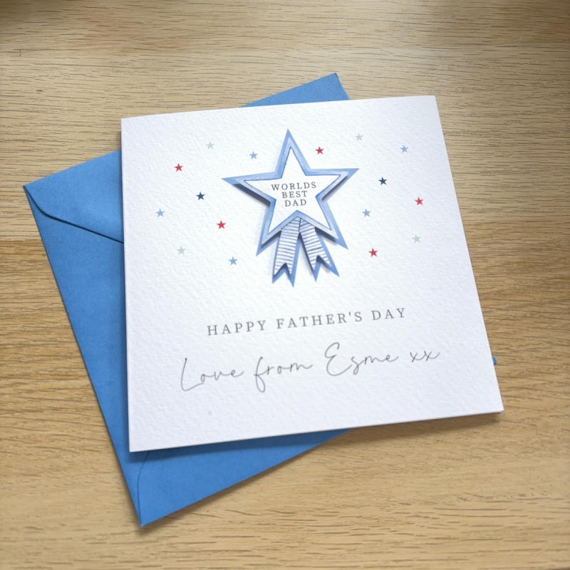 Worlds Best Dad Card