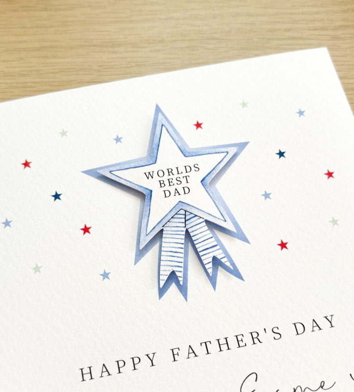 Personalised Father's Day Card - Heart Balloons - Just For Cards ...