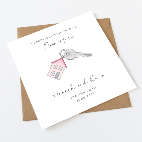 Personalised New Home Cards - Just For Cards Greetings Cards